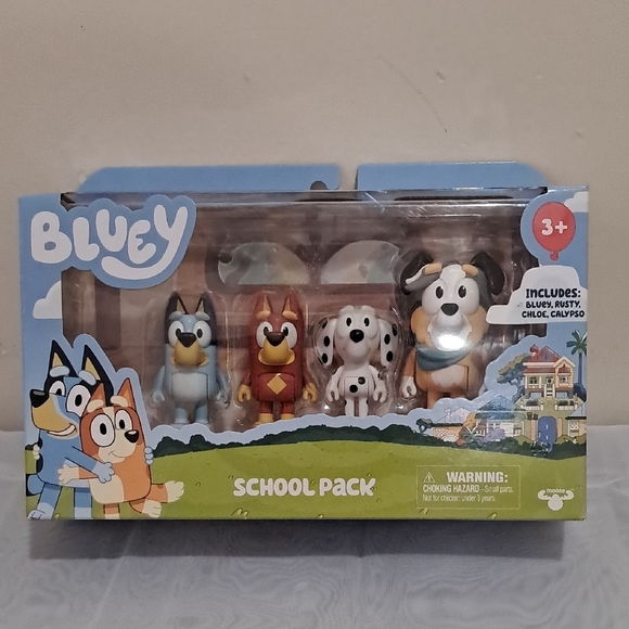 Bluey | Toys | Bluey And Friends School 4 Pack | Poshmark